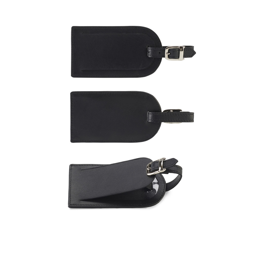 Sandringham Nappa Leather Luggage Tag | Print Run